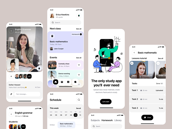 Student app interaction