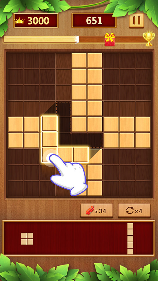 BLOCK PUZZLE ui