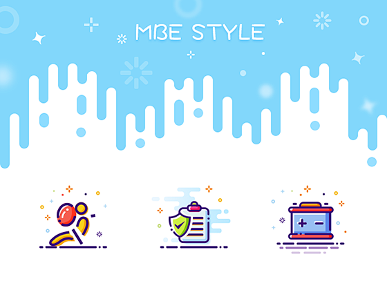 MBE风格图标设计