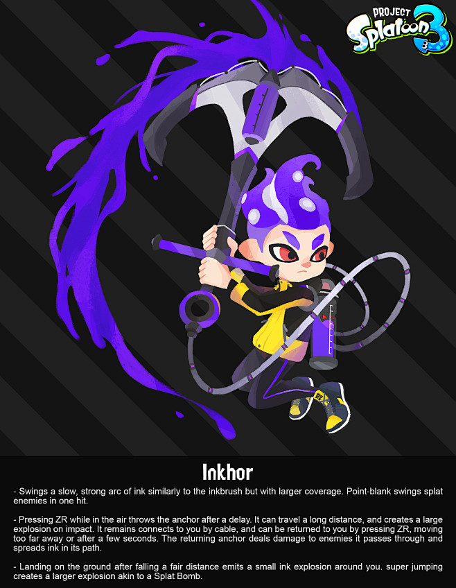Project Splatoon 3 - New Weapons, Alexis Pflaum The new weapons and s