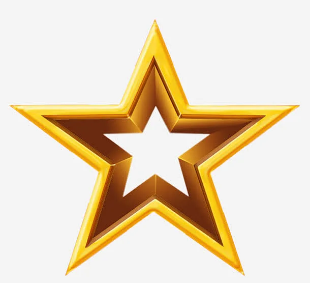 金色五角星矢量图案ICON图标88ICON-花瓣网