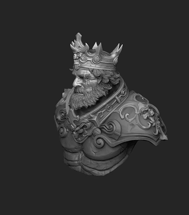 "Surt" , Laslo Forgach : Bust for Scale75 size: 1/10 figure painter ...