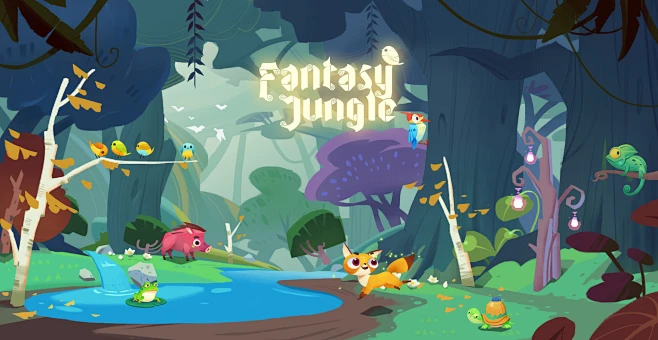 FANTASY JUNGLE-花瓣网