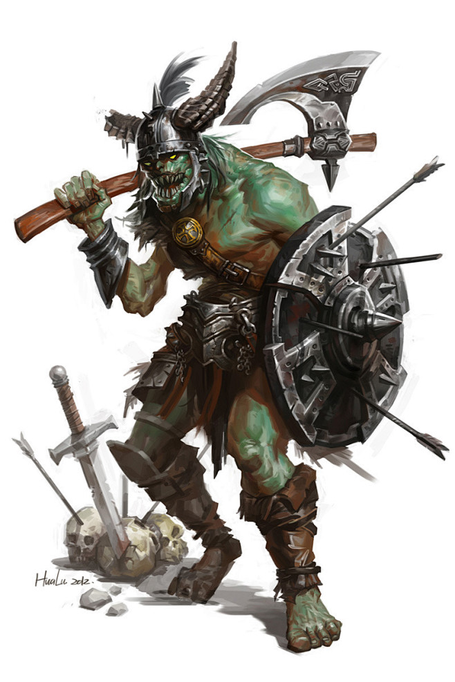 中古战锤、龙与地下城之一@收图人收集_花瓣 亡灵_4940888354.jpg