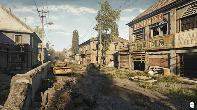 PUBG: Abandoned Street-花瓣网