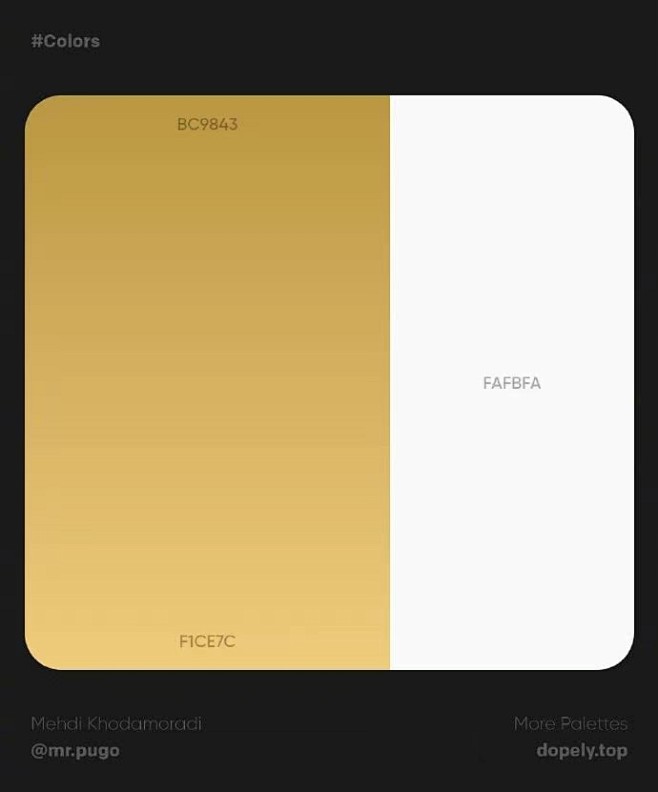 甲方都爱的金色配色方案来了！-花瓣网