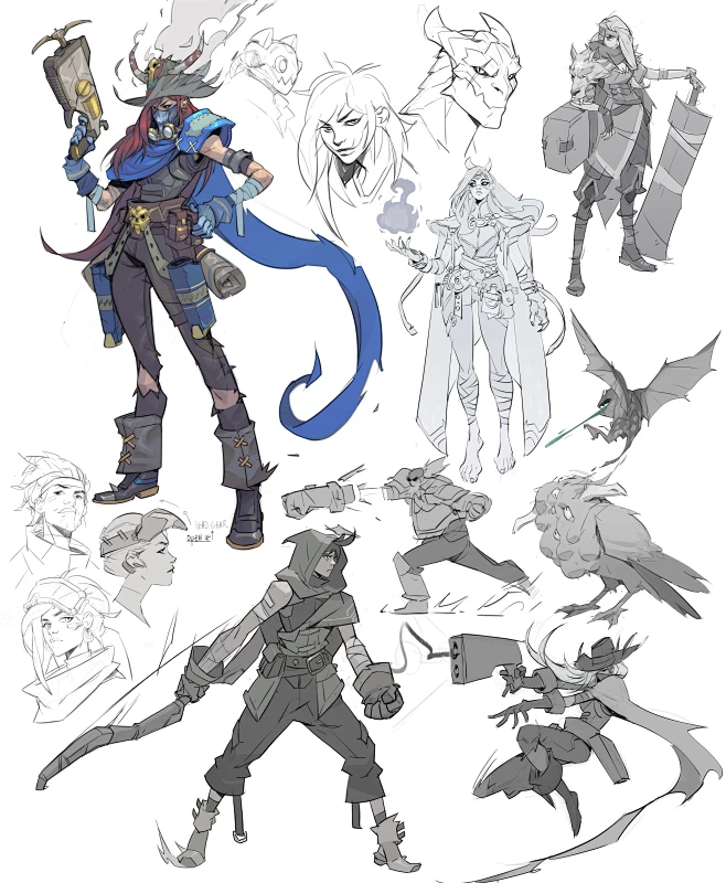 Flash Course Character Design Demo -花瓣网