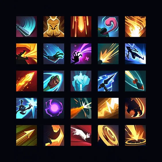 ArtStation - Skill Icons for Gigantic, Nick Wiley-花瓣网