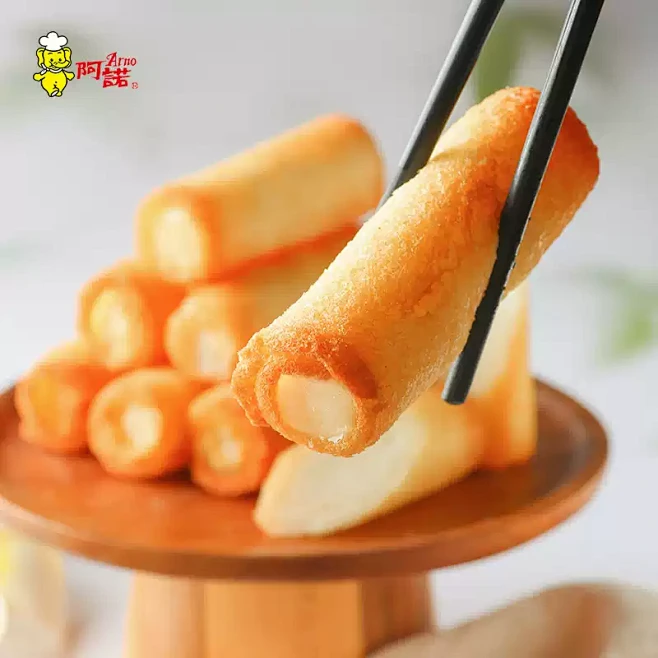 arno阿诺小吃炸牛奶脆皮奶卷280g/袋油炸鲜奶火锅餐厅甜品点心-tmall.com天猫-花瓣网