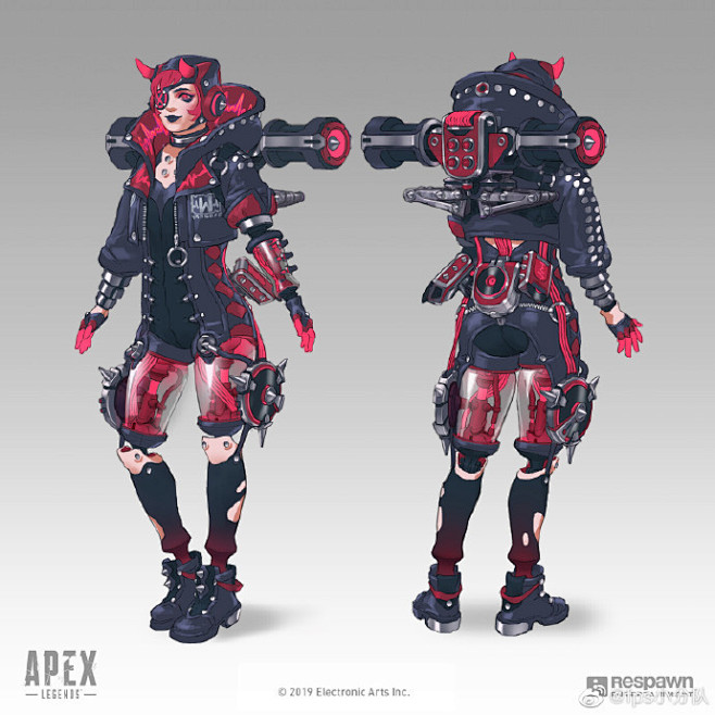 【Apex英雄传说级沃特森皮肤建模赏】今天凌晨来自Respawn工作室的3D建模艺术家Sam Sun在Artstation分享了由中国概念艺术 ...