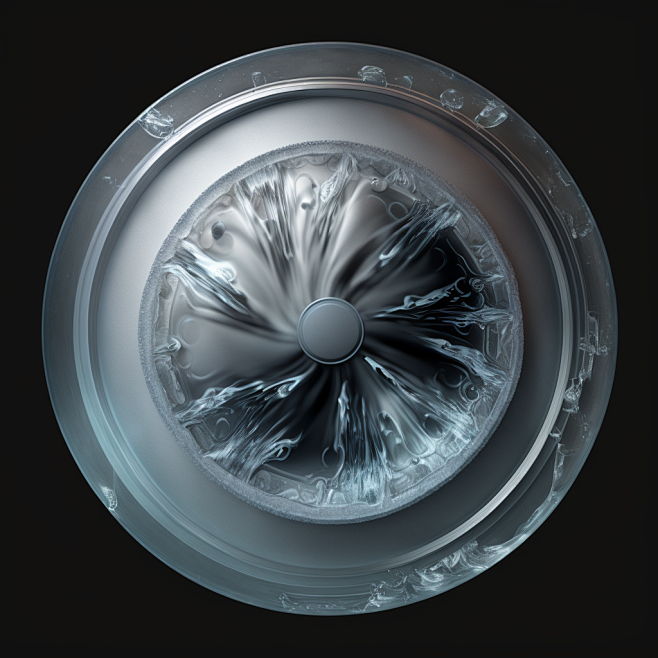 D118_Ice_disc_front_view_Top_view_Texture_Ice_material_Transluc ...