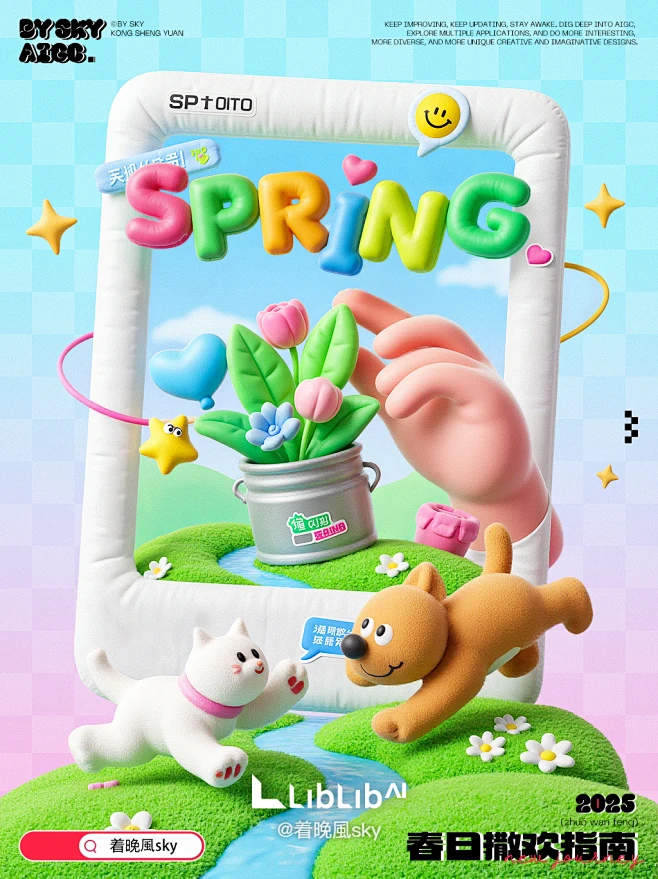 阿纯_FLUX 电商运营C4D潮酷cool风格-LoRA-阿纯-LiblibAI-花瓣网