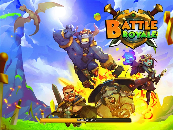 Battle Royale, Malcolm Wopé : Managed to work on this RPG/slots game ...