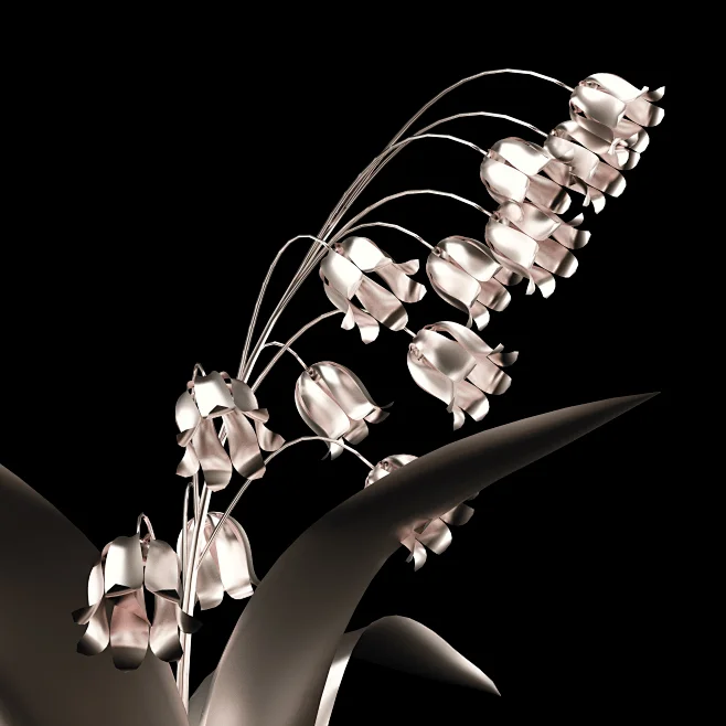 Plants in Silver-花瓣网