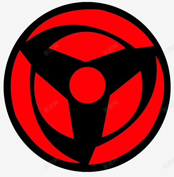 火影忍者带土卡卡西神威写轮眼 创意素材-花瓣网