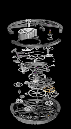 爆炸图-花瓣网|陪你做生活的设计师 | Dubuis : 罗杰杜彼手表官网为您展示代表高级制表工艺的一系列腕表如Excalibur ...