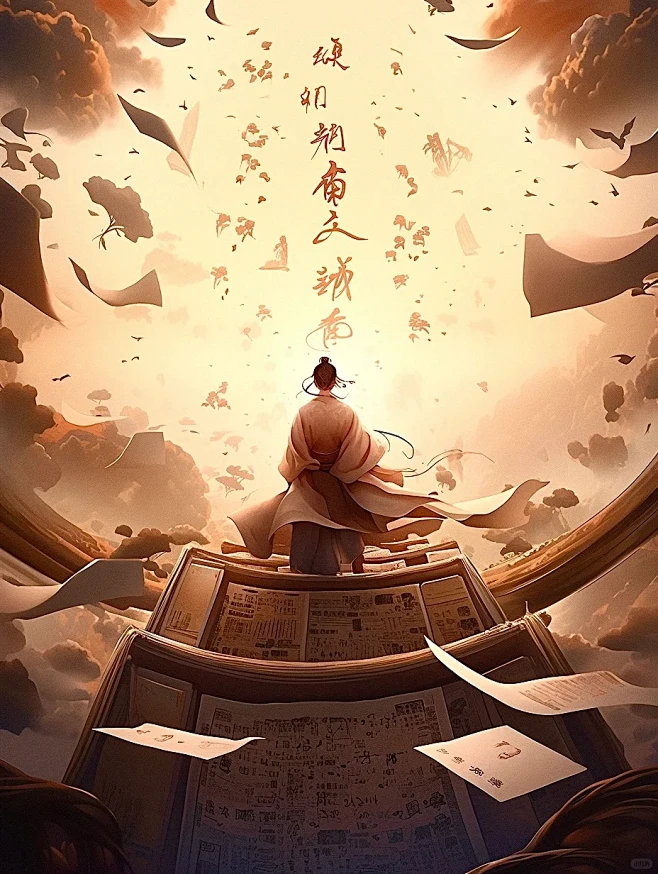 Midjourney国潮Ι典籍里的中国-花瓣网