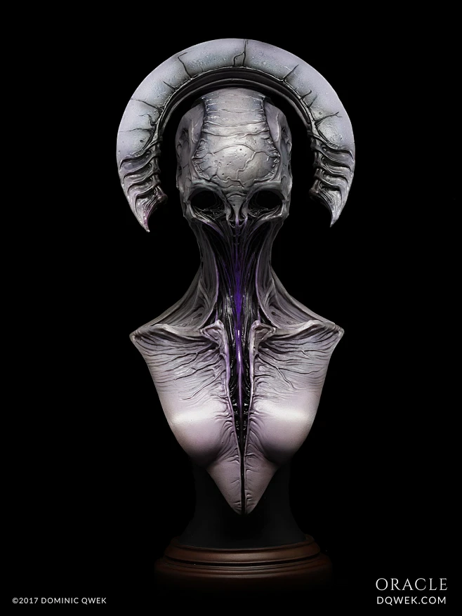 ArtStation - Oracle Bust, Dominic Qwek-花瓣网