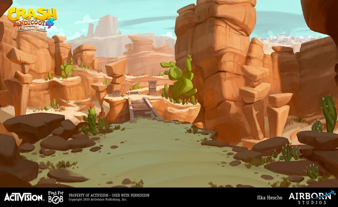 {游戏系列} 美国 Crash 4（场景，角色，UI）-花瓣网