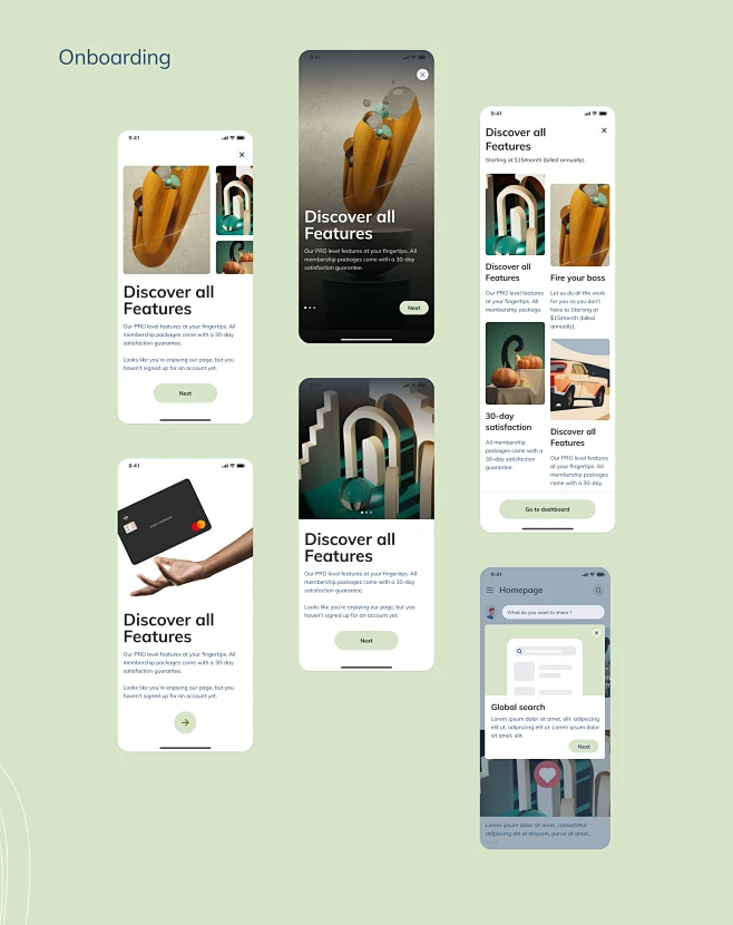 Crave - Multipurpose UI Kit 3.0 - UI Kits : Crave Kit 3.0 is a ...