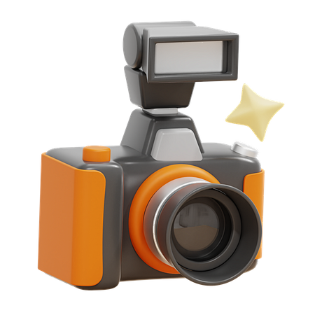 Digital Camera 3D Icon