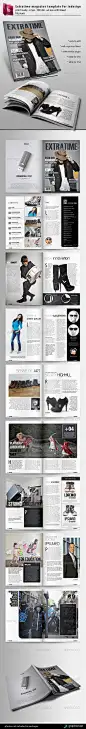 Creative Magazine - Showcase for Artists - GraphicRiver Item for Sale-花瓣网