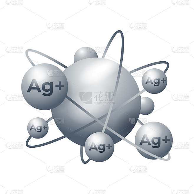 银离子标志-银+抗菌作用