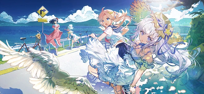 记忆烙痕 记录一夏 立绘.png-花瓣网