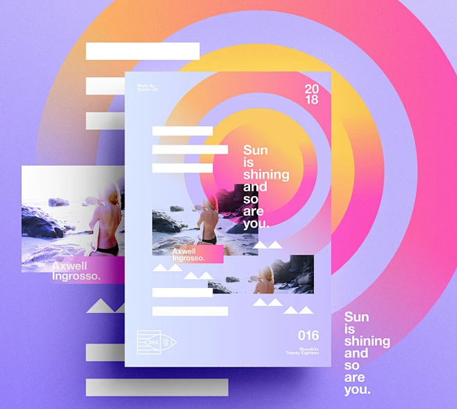 Show & Go | Poster Collection 2018 on Behance-花瓣网