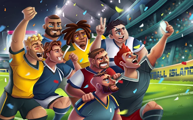 Football Island-花瓣网