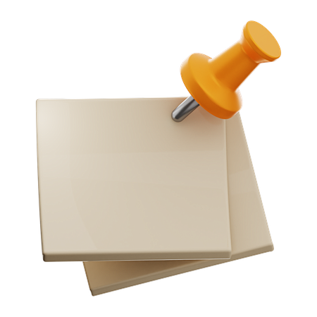 Sticky Notes 3D Icon