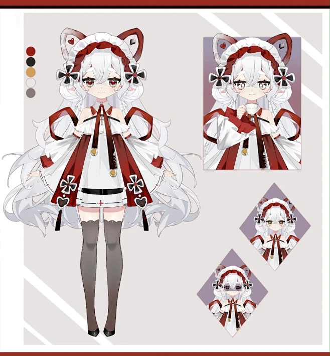 【vup】live2d立绘虚拟主播定制皮套展示-花瓣网