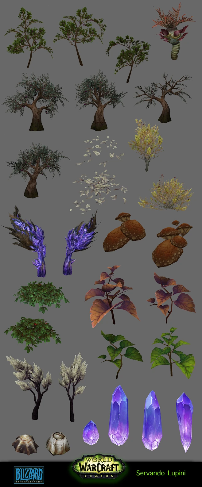 Azsuna - Environment assets-花瓣网