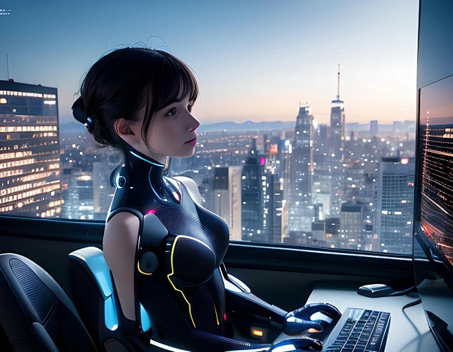 看看窗外，这都是奇瑞 iCar 虚拟人创造的未来城