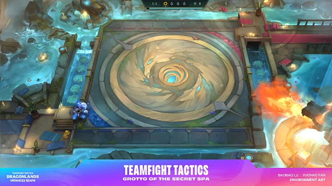 TFT Set 7.5 Arena 3D Environmental art from TEAMFIGHT TACTICS by RIOT GAMES-花瓣网