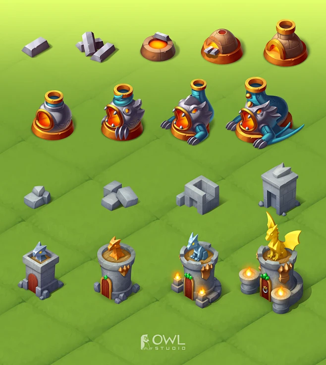 Merge Game - Objects & Props - Part 4-花瓣网