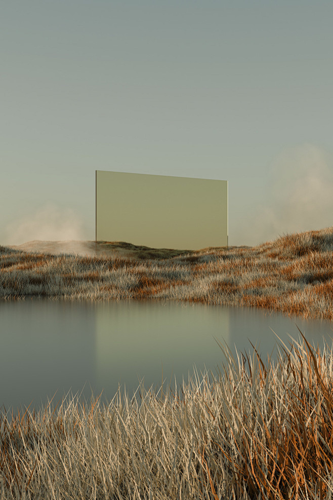 3D autumn c4d CGI fantasy ILLUSTRATION landscapes Nature Render (2)