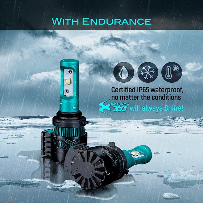 Amazon.com: LED Headlight Bulbs Assembly Conversion Kit - H11(H8/H9 ...