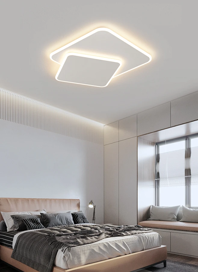 2022年新款卧室灯北欧简约现代主卧房间灯吸顶灯温馨浪漫led灯具-tmall.com天猫-花瓣网