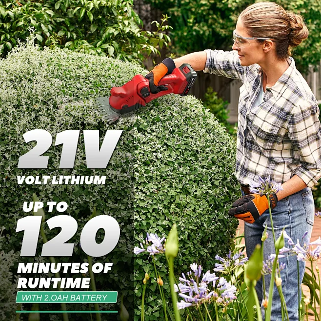 Amazon.com : Vkdemer Cordless Hedge Trimmer with 6FT High Reach ...