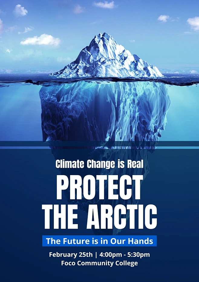 Climate Change Concern Research Meeting Propagating Poster素材-花瓣网