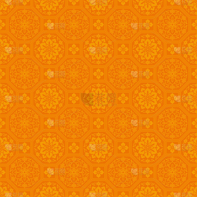 Chinese orange background.