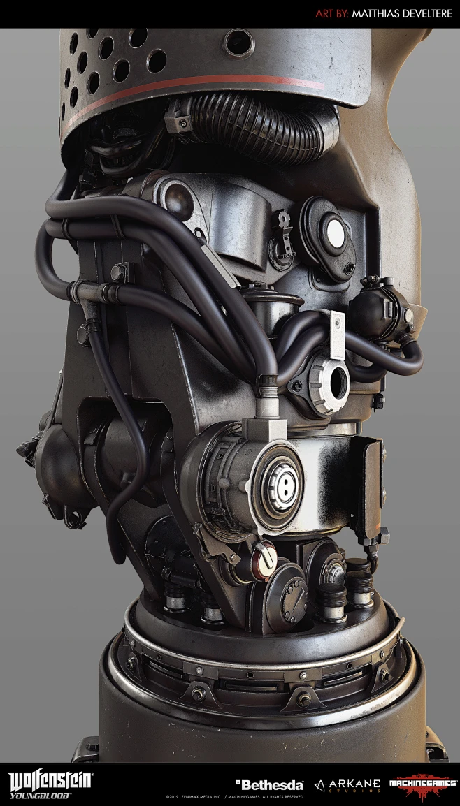 Wolfenstein Youngblood Casino Robot-花瓣网