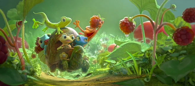 Study of Julia Blattman illustration - "Gecko Car", Yisu Zhang : First ...