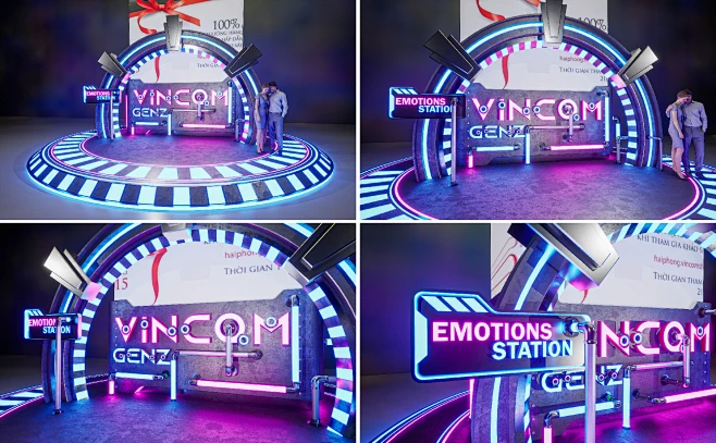 decor Event futuristic design Technology welcome gate-花瓣网