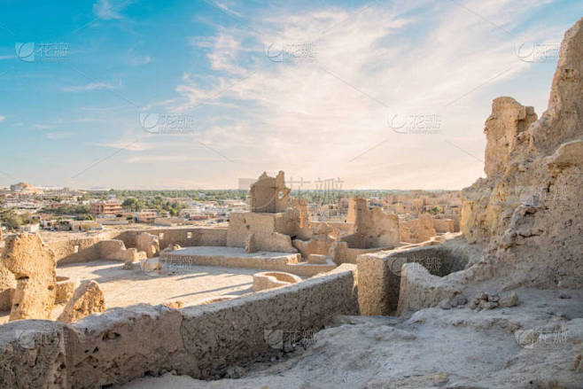 埃及锡瓦古城锡瓦绿洲的美丽景色