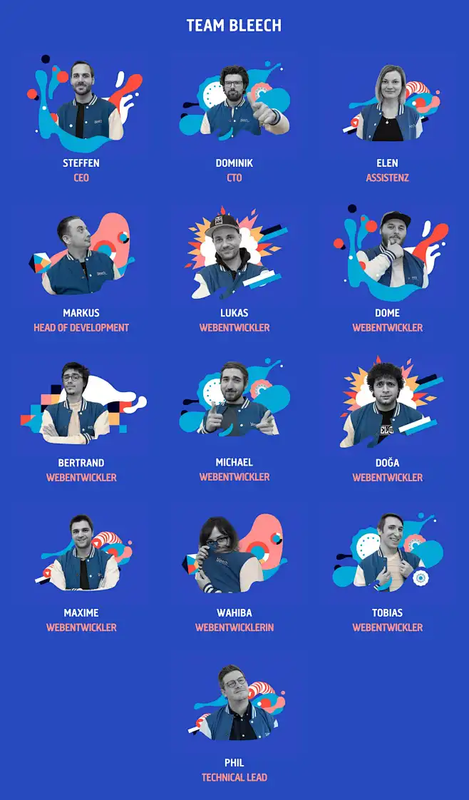 26 examples of Awesome Team Sections in websites : An ongoing ...