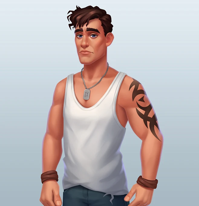 Character for Solitaire Makeup&Makeover-花瓣网