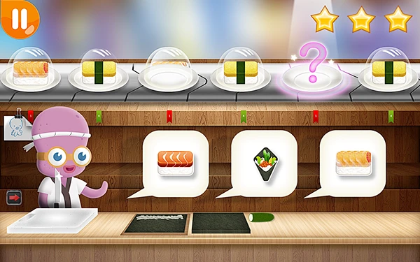 "Cycle Sushi" app game, Kizipad : "Cycle sushi" is a app game about ...