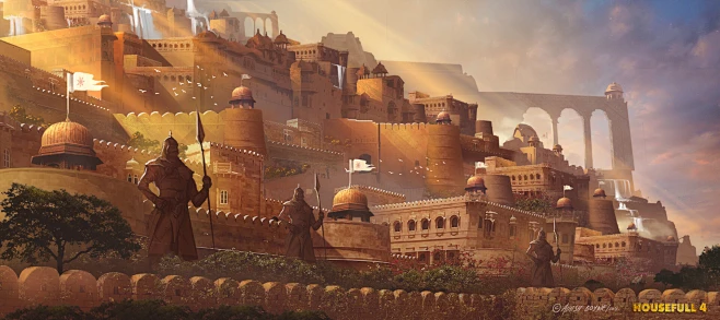 SITAMGARH EXTERIOR . Design based on live location.-花瓣网